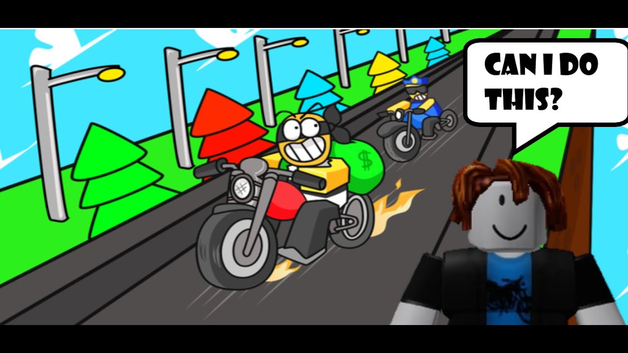 We are racing with motorcycles! Roblox - YouTube