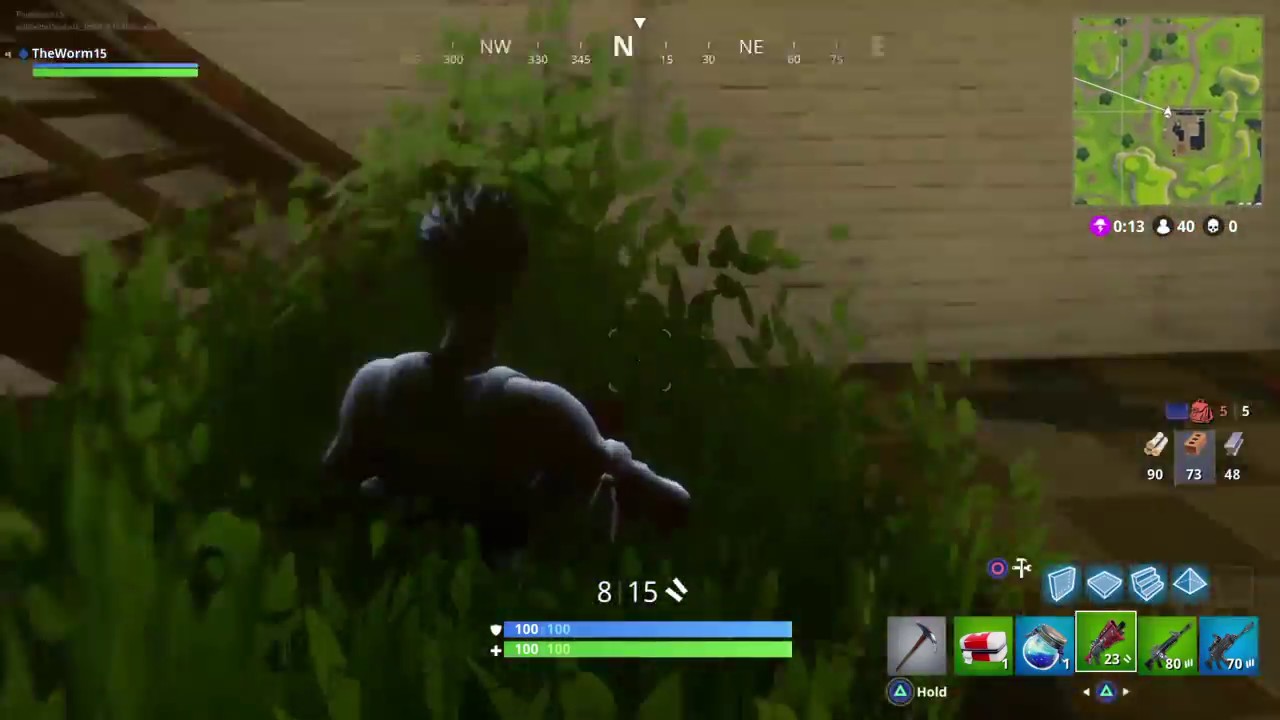 Fortnight-Solo (life as a bush) - YouTube