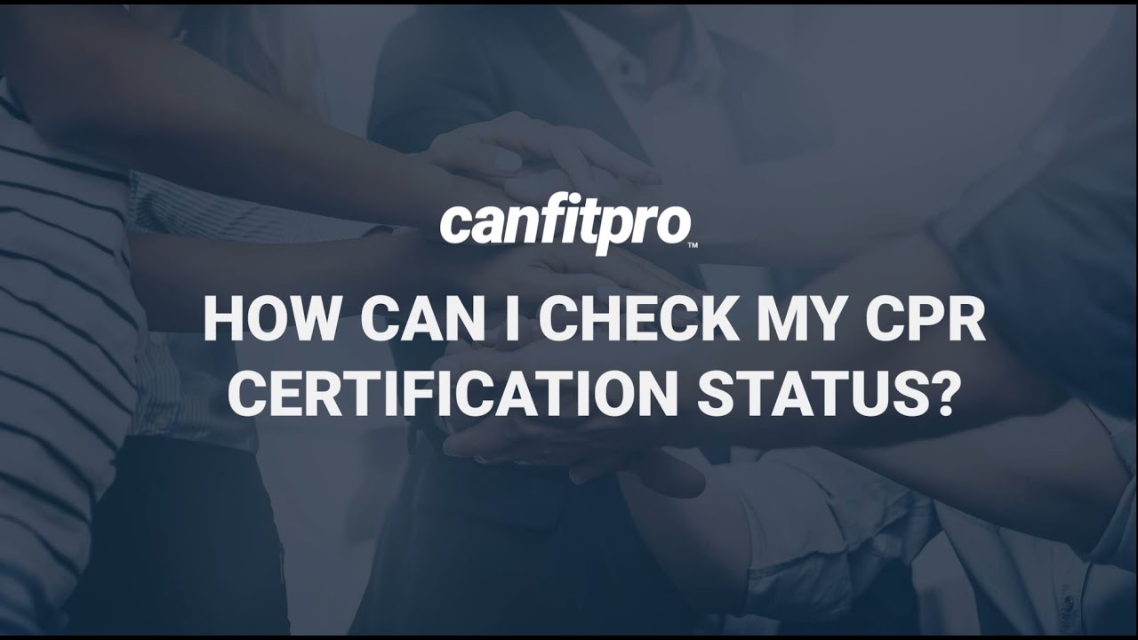 How can I check my CPR certification status - YouTube