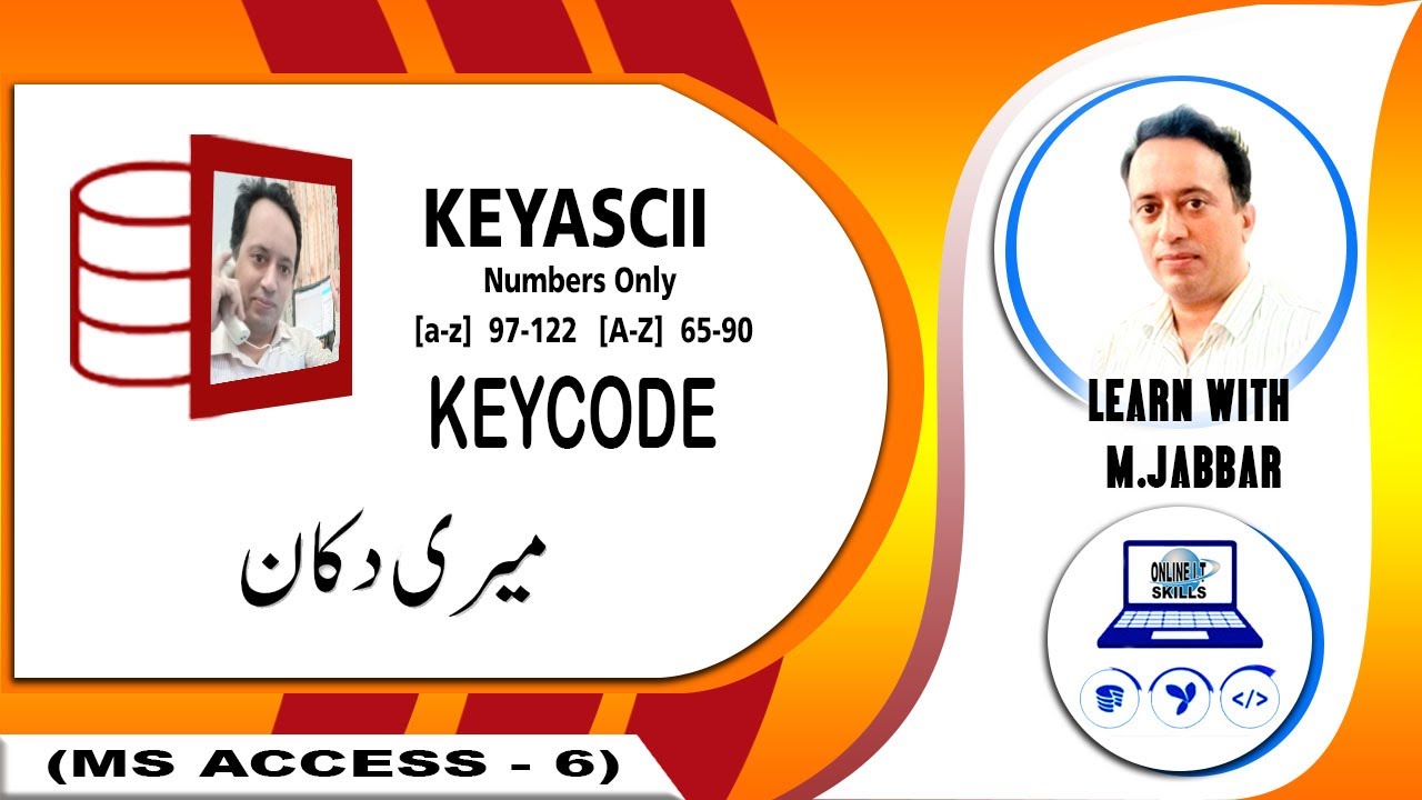 Ms Access 06:How to assign short keys using KEYASCII on onlineitskills ...