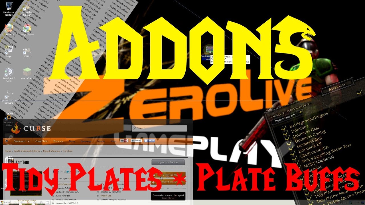 World of Warcraft : Addons - Utilizando Tidy Plates + Plate Buffs - MoP ...