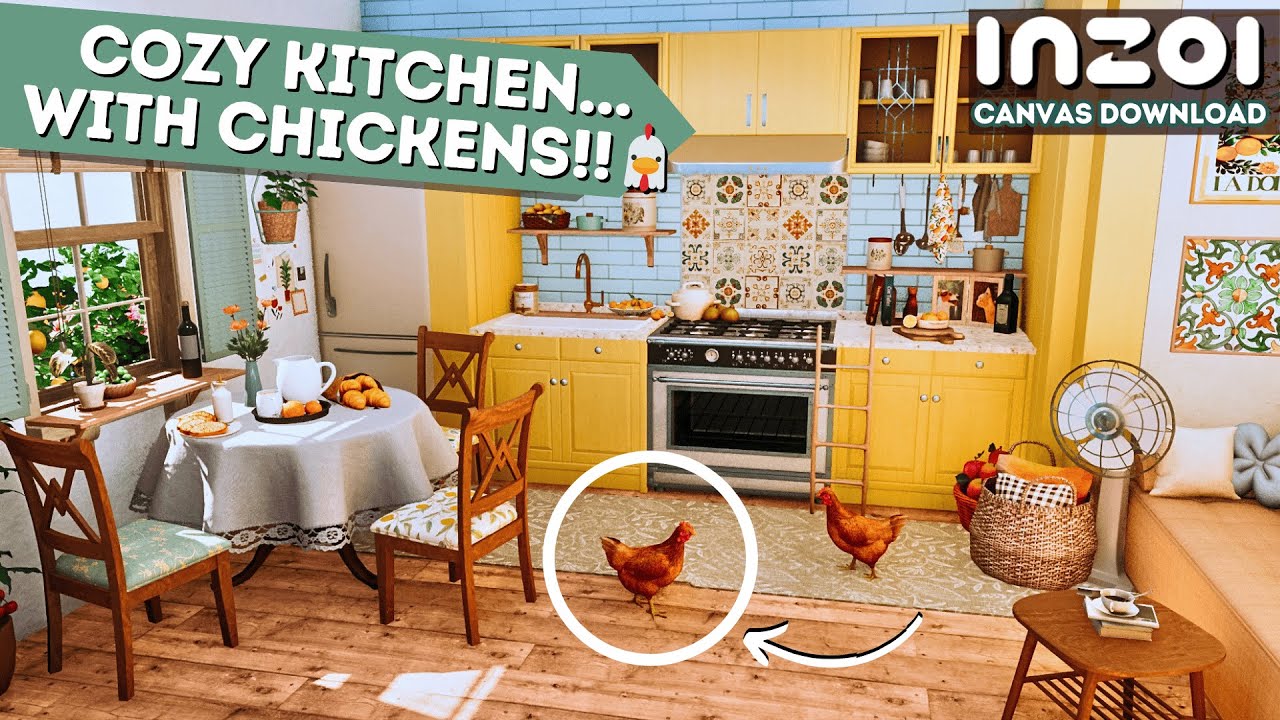 Cozy Italian Kitchen Build 🧡 | inZOI Build to Remember - YouTube