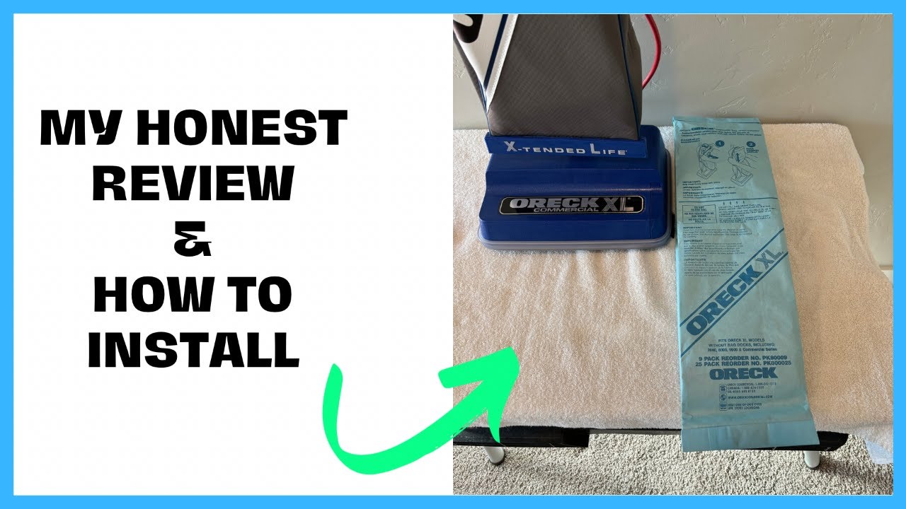 Oreck Commercial XL Upright Vacuum Cleaner Bag Replacement | How To ...