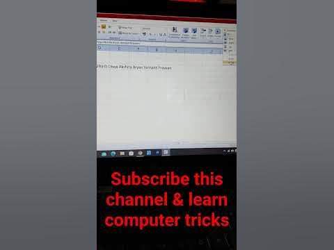 how to separate text and many cell by Aryan Kumar #blackexcellence #excel #computer #stockmarket ...