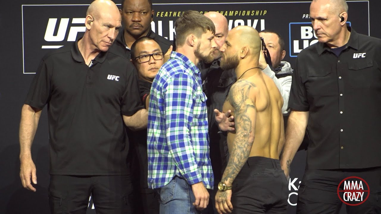 Bryce Mitchell vs. Jean Silva FIRST FACE OFF for UFC 314 - YouTube