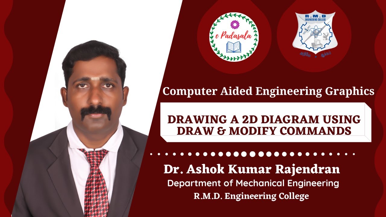 DRAWING A 2D DIAGRAM USING DRAW MODIFY COMMANDS IN AUTOCAD YouTube drawing-a-2d-diagram-using-draw-modify-commands-in-autocad-youtube