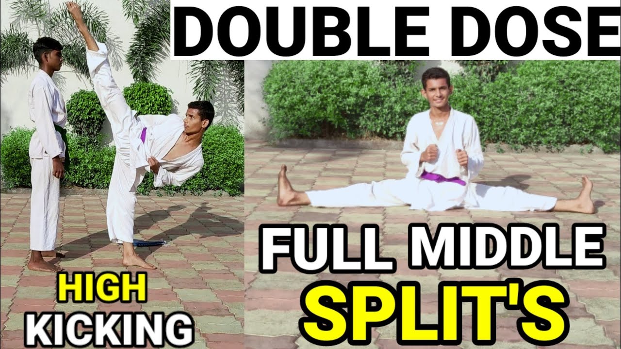 FULL SPLITS TUTORIAL | MIDDLE SPLITS EXERCISES | HIGH KICK TRAINING | KARATE TRAINING | KARATE ...