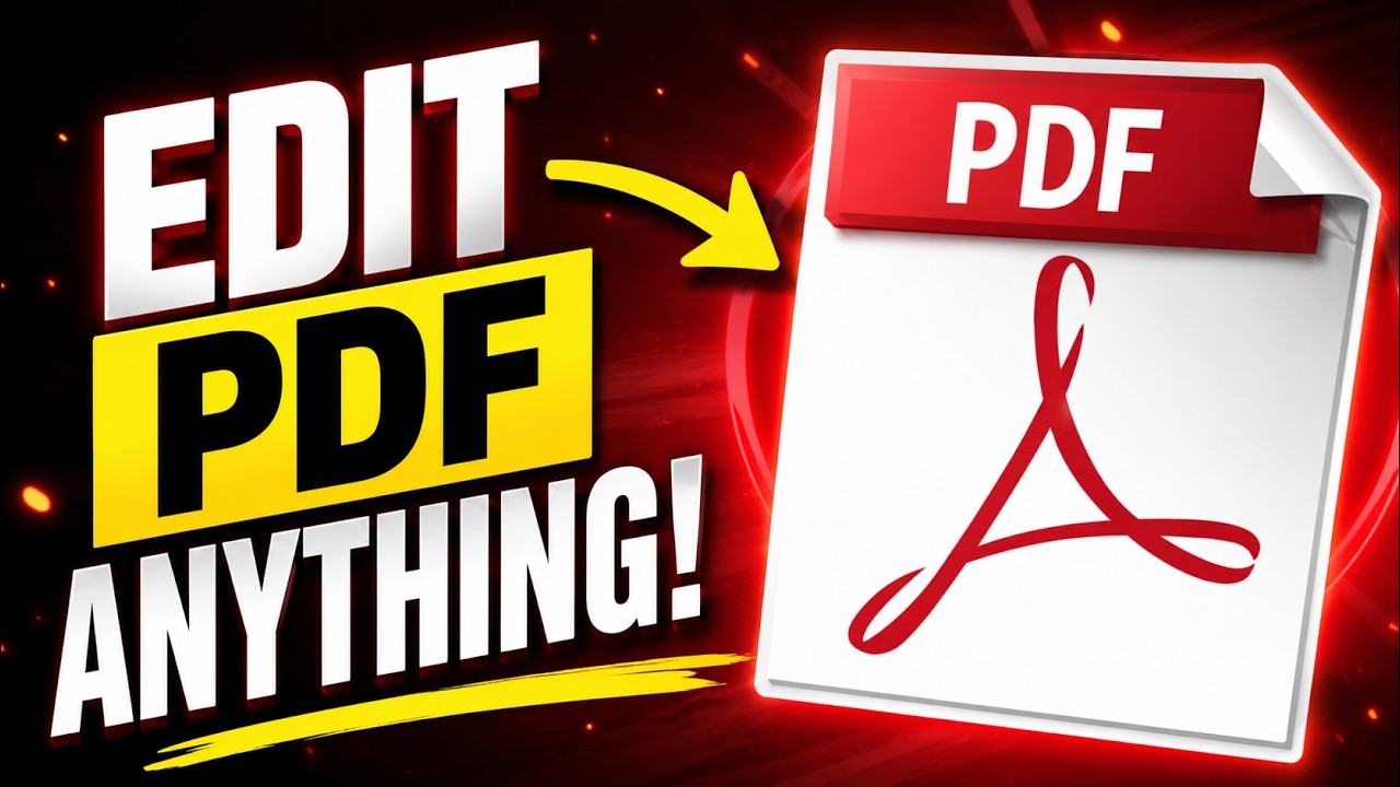 Edit Any PDF Free - YouTube