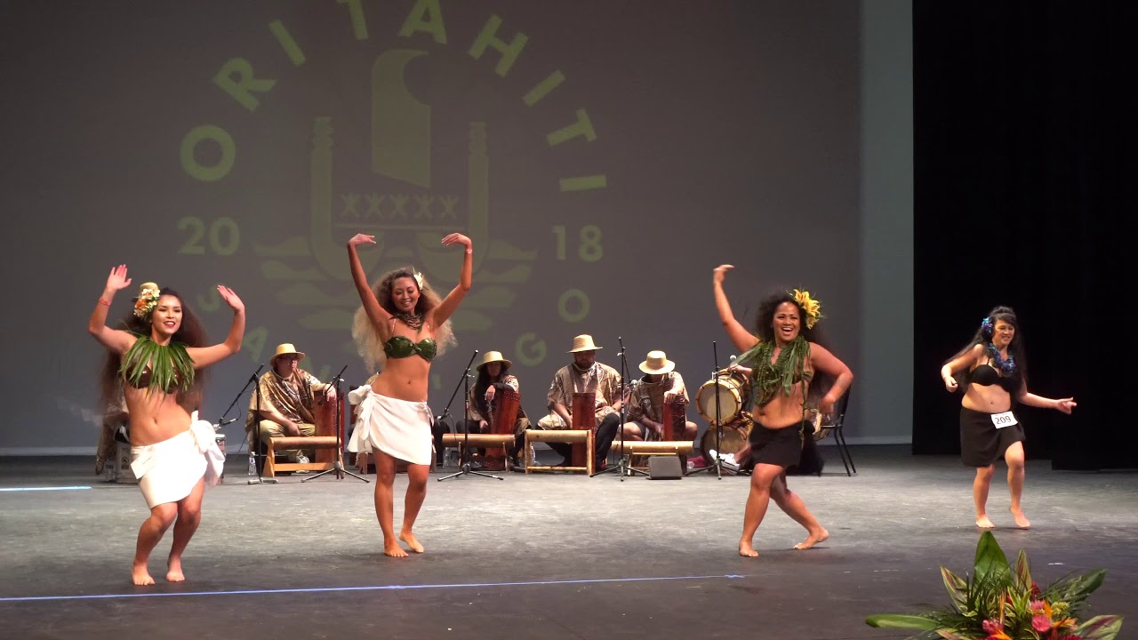 Ori Tahiti San Diego 2018 - Overall Senior Vahine Dance off - YouTube