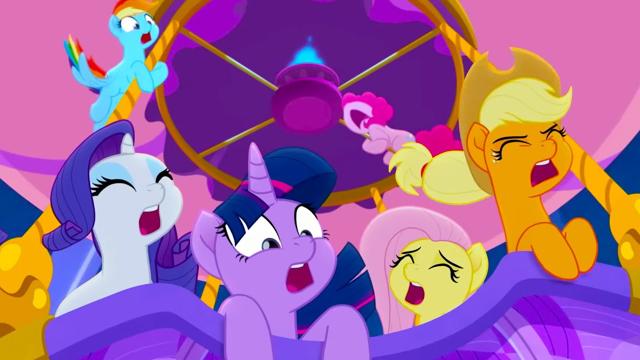 Hang On Everypony! 🌈 MLP Rainbow Roadtrip CLIP 🎞️ My Little Pony ...