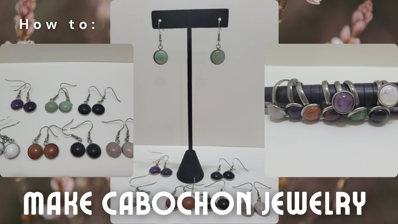 How to make Cabochon Jewelry - YouTube