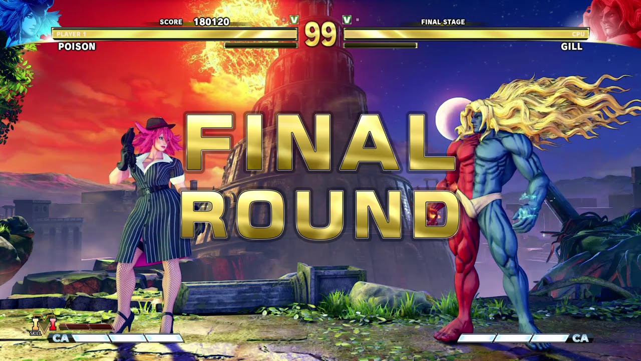 STREET FIGHTER V Poison vs Omega Gill - YouTube