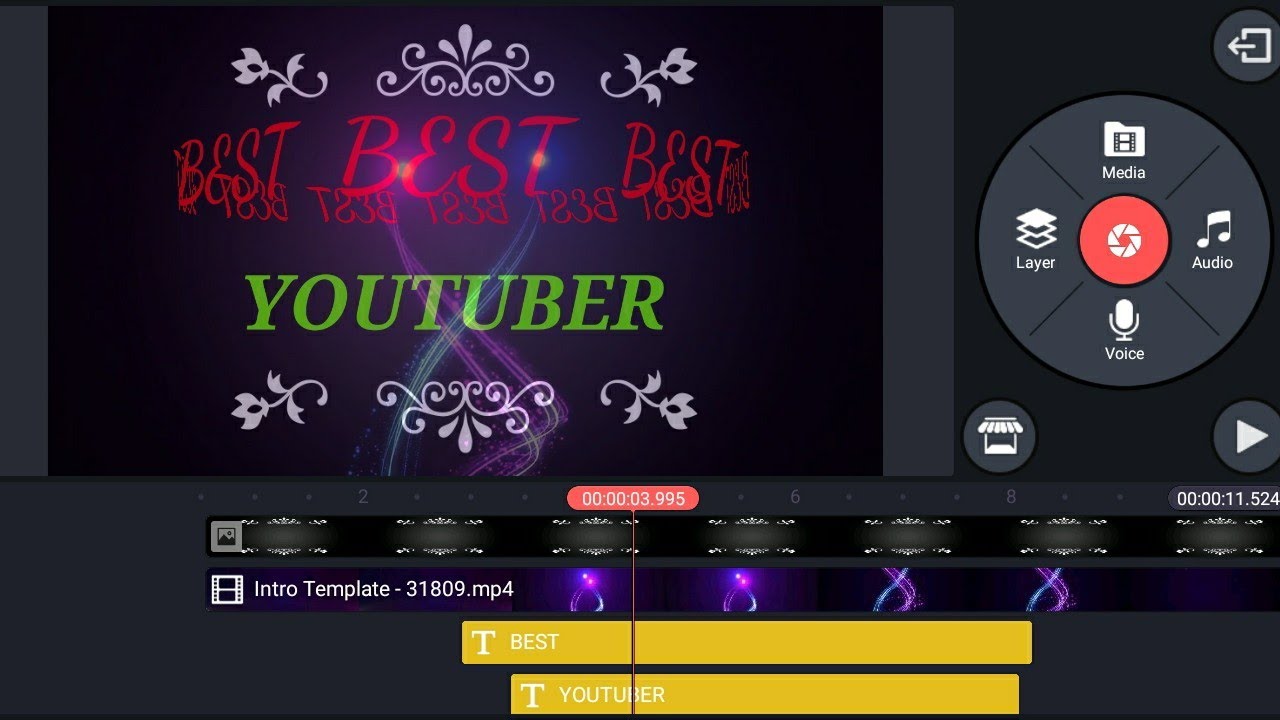 🔥মোবাইল দিয়ে খুব সহজে Intro তৈরি করুন || Just 1 Click || 🔥How to make ...