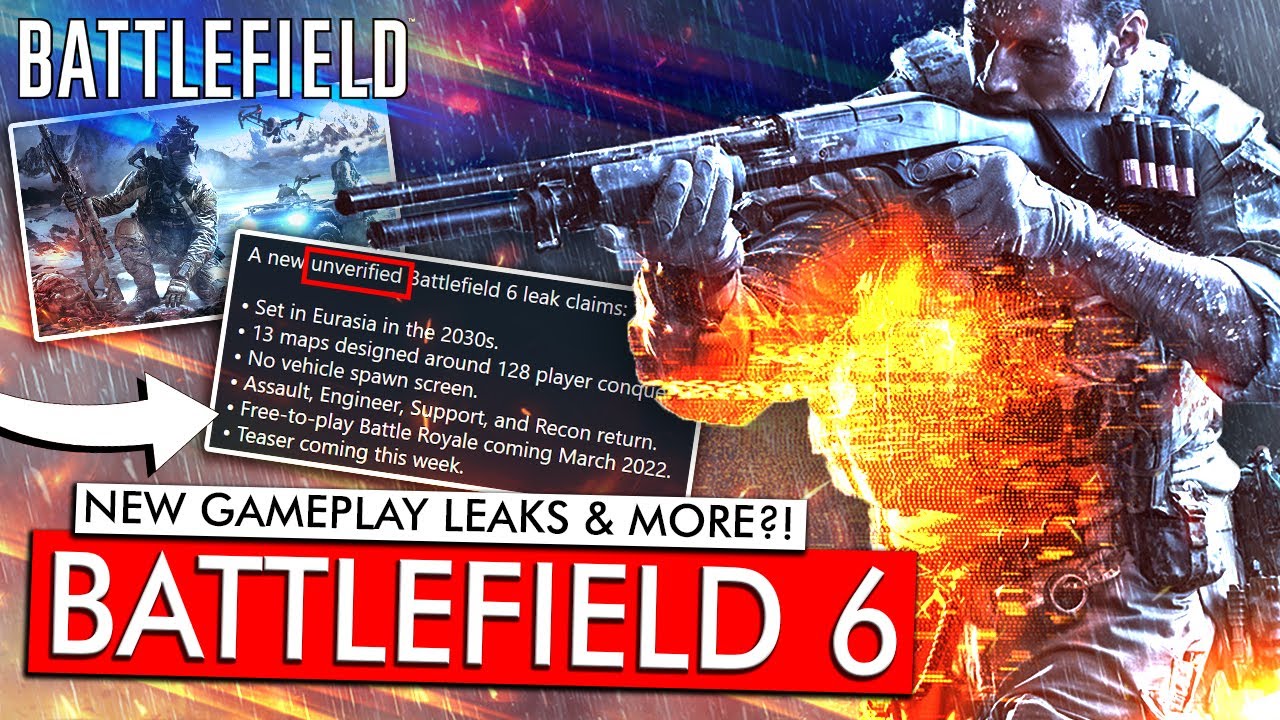 BATTLEFIELD 6 NEW LEAKS - Gameplay details, Reveal Next Week & MORE ...