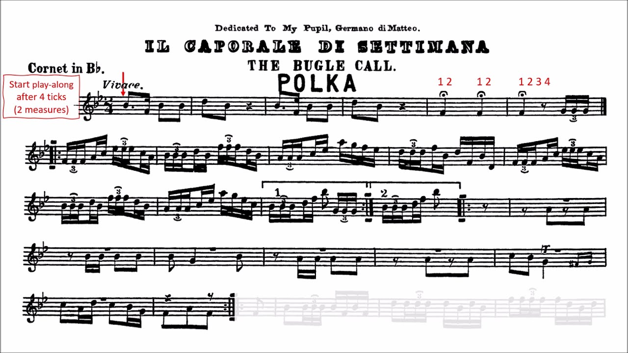 Trumpet Play-Along - Il Caporale di Settima by Alessandro Liberati ...