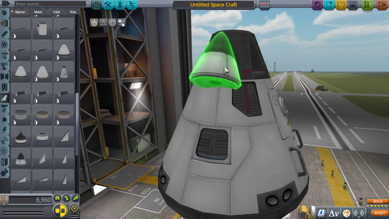 Speed build of SpaceX's Dragon capsule | ksp - YouTube