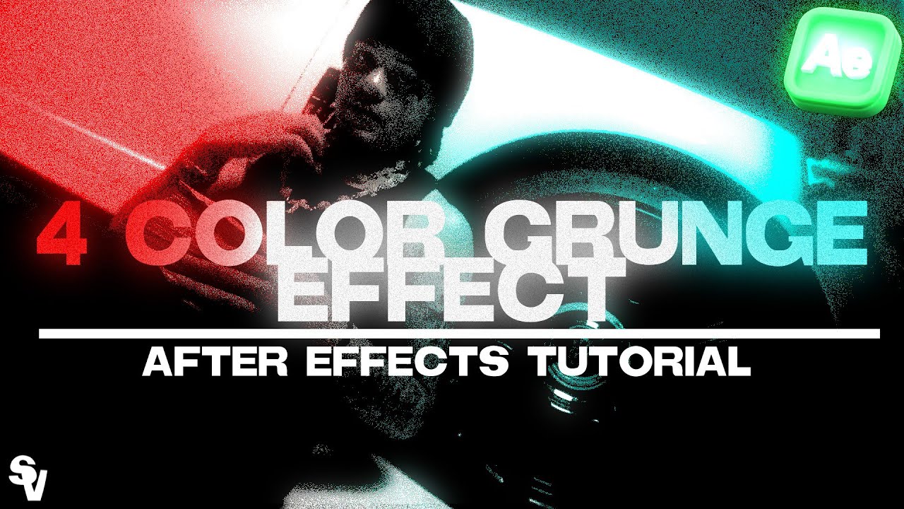 How To Make An COLOR GRUNGE EFFECT In AFTER EFFECTS. - YouTube