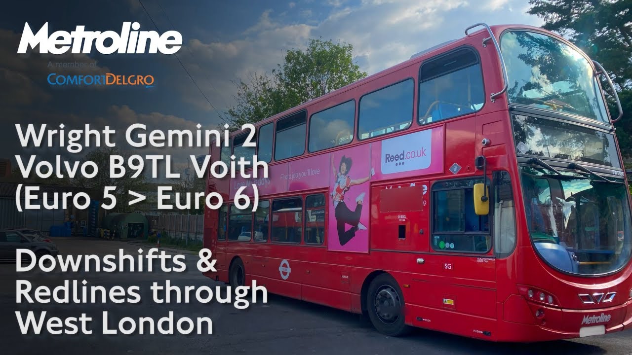 Metroline Wright Gemini 2 Volvo B9TL Voith | Downshifts & Redlines ...