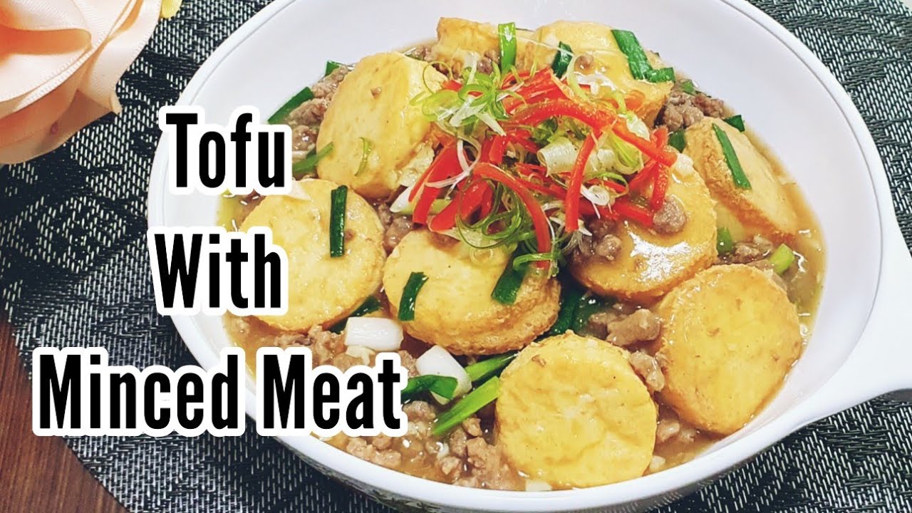 Egg Tofu With Minced Meat Recipe / Tahu Telur Daging - YouTube