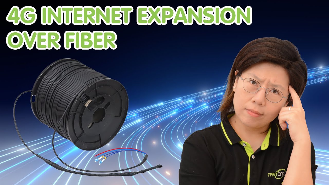 DIY Composite Fiber Cable Installation for Long-Distance 4G Internet ...
