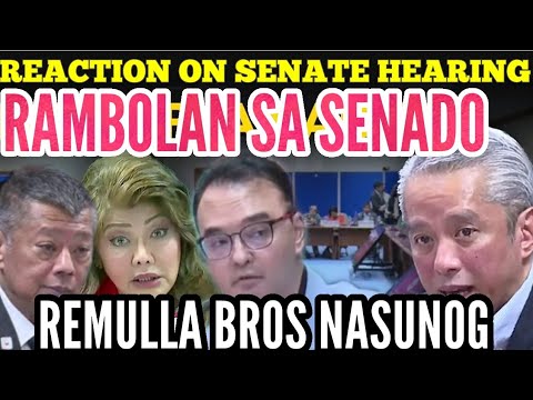 RAMBOLAN SA SENADO SUNOG ANG REMULLA BROTHERS - YouTube