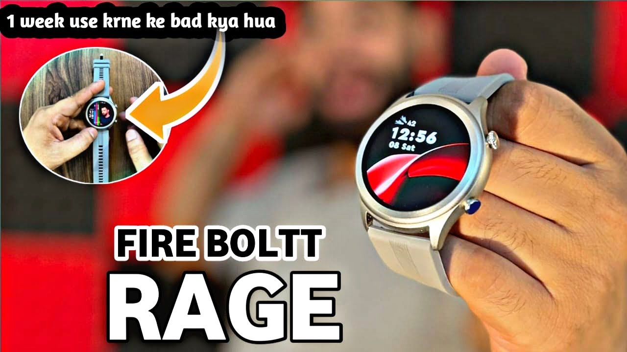 Fire Boltt RAGE Calling smartwatch with Round Dial⚡️Best smartwatch ...