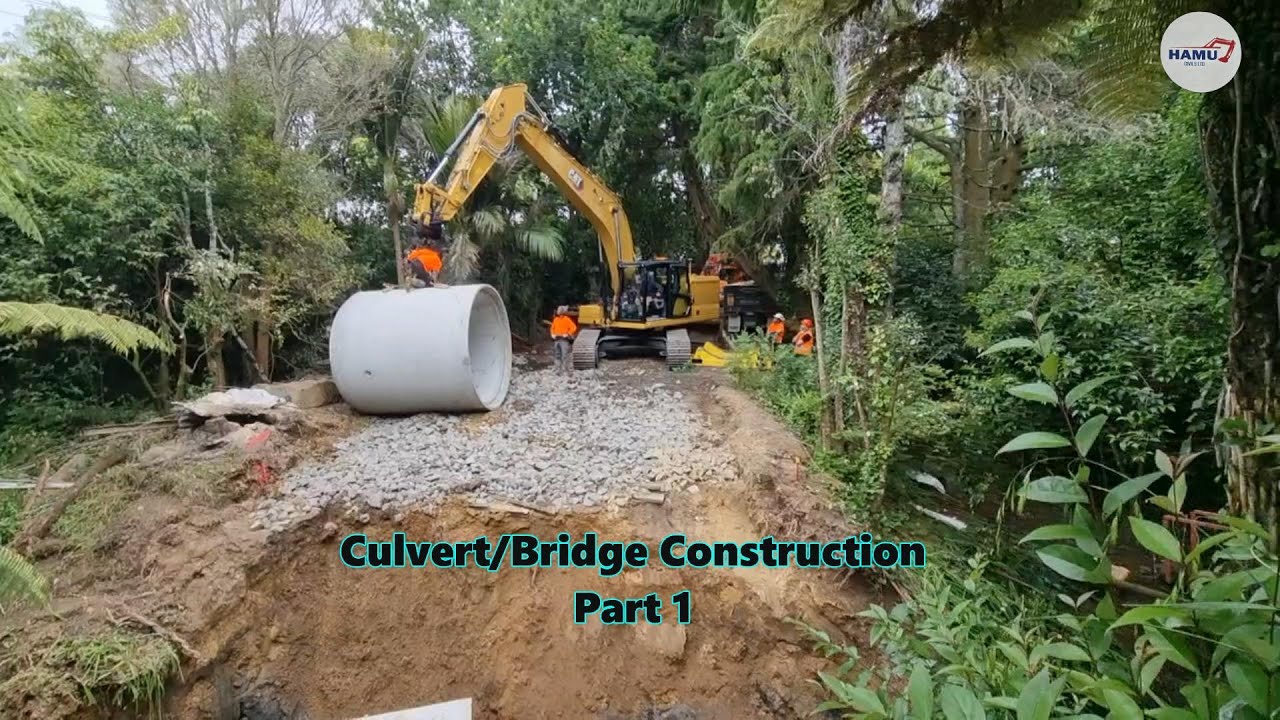 Part 1. The Construction of a Culvert. Step by Step. - YouTube