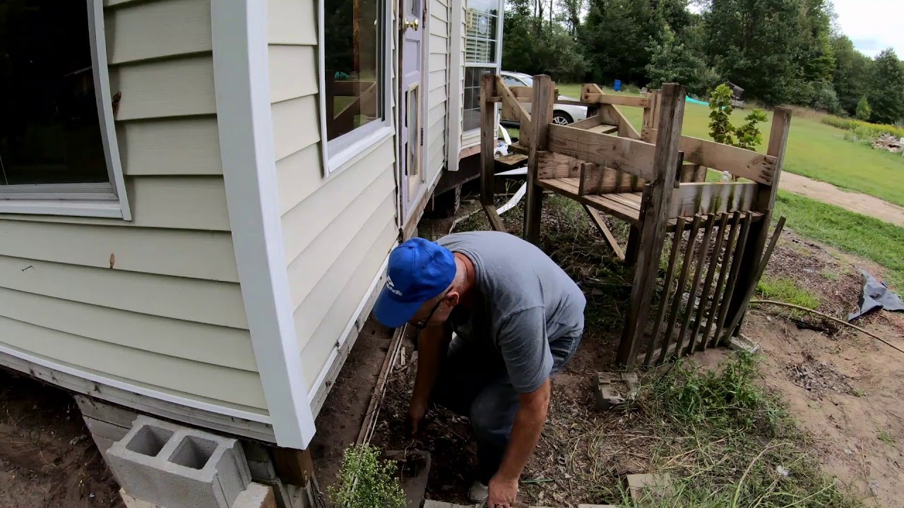 Moving a porch - YouTube