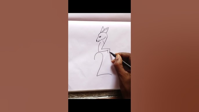 how to draw kangaroo video