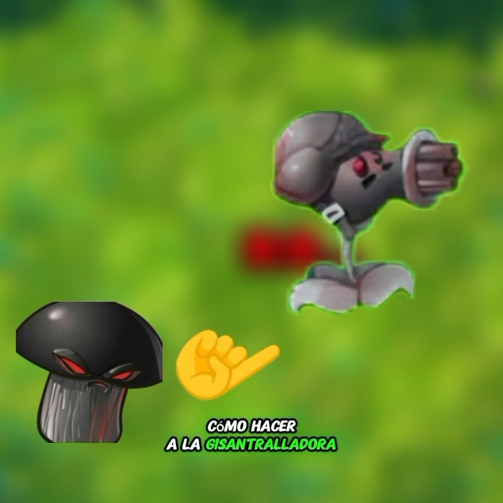 Cómo hacer a la gisantralladora de peta seta en pvz fusión #gameplay # ...
