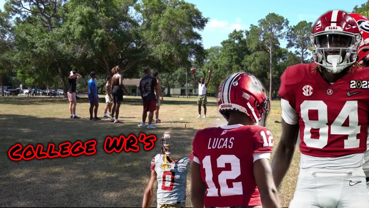 College WR’s Came And Got Straight To Work !! ( MUST WATCH) - YouTube