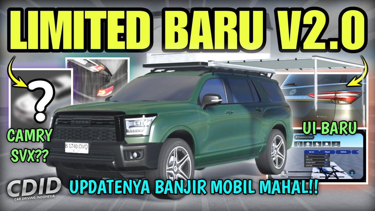 BANYAK MOBIL BARU TUNED LIMITED MISTERIUS CDID UPDATE V2.0 RAMADHAN ...
