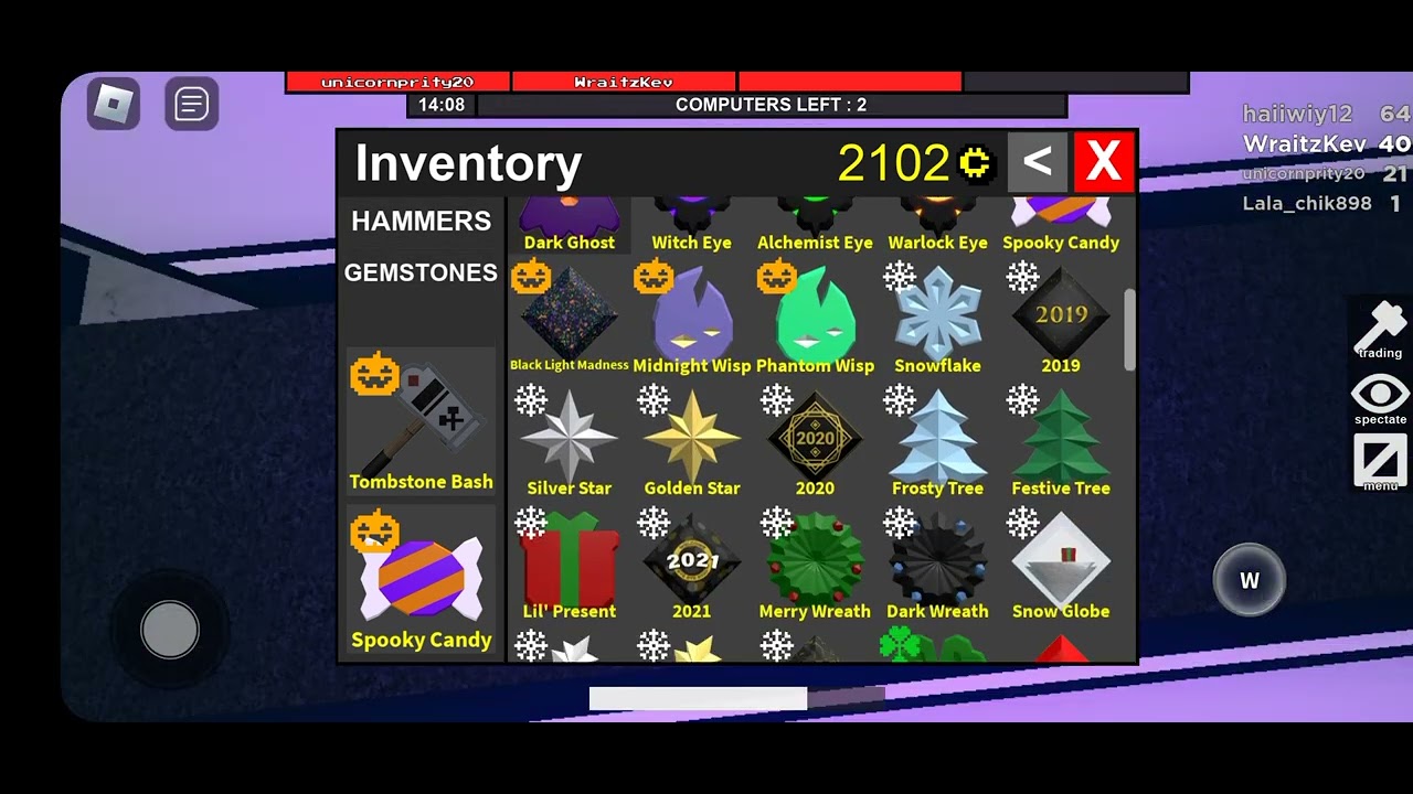 Flee the Facility Inventory Reveal! Enjoy! - YouTube