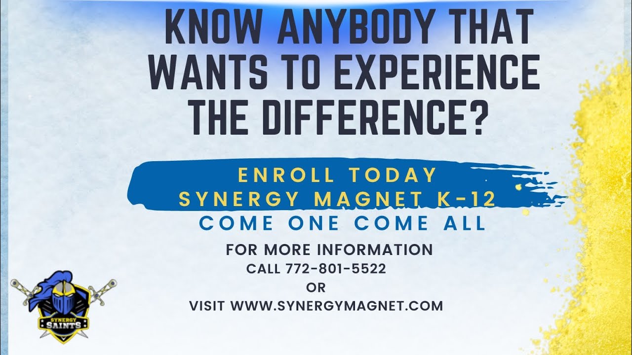 Welcome to Synergy Magnet K-12! - YouTube