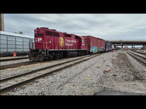 Yard and mainline action at CPKC Bensenville Yard- CP GP38s, KCSM, NS, CSX, more! - YouTube