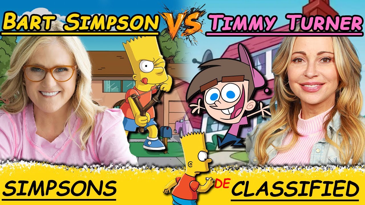 TIMMY TURNER CRASHES THE SIMPSONS | Simpsons Declassified Ft Tara ...