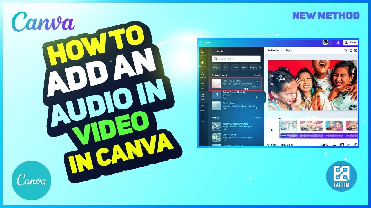 How To Add Audio To Your Video In Canva 2025 YouTube How To Add Audio To Your Video In Canva 2025 YouTube