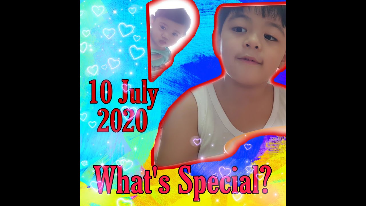 What makes July 10, 2020 special? - YouTube