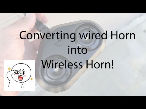 Fun project! Converting wired super Loud Horn into wireless Horn! 140dB ...