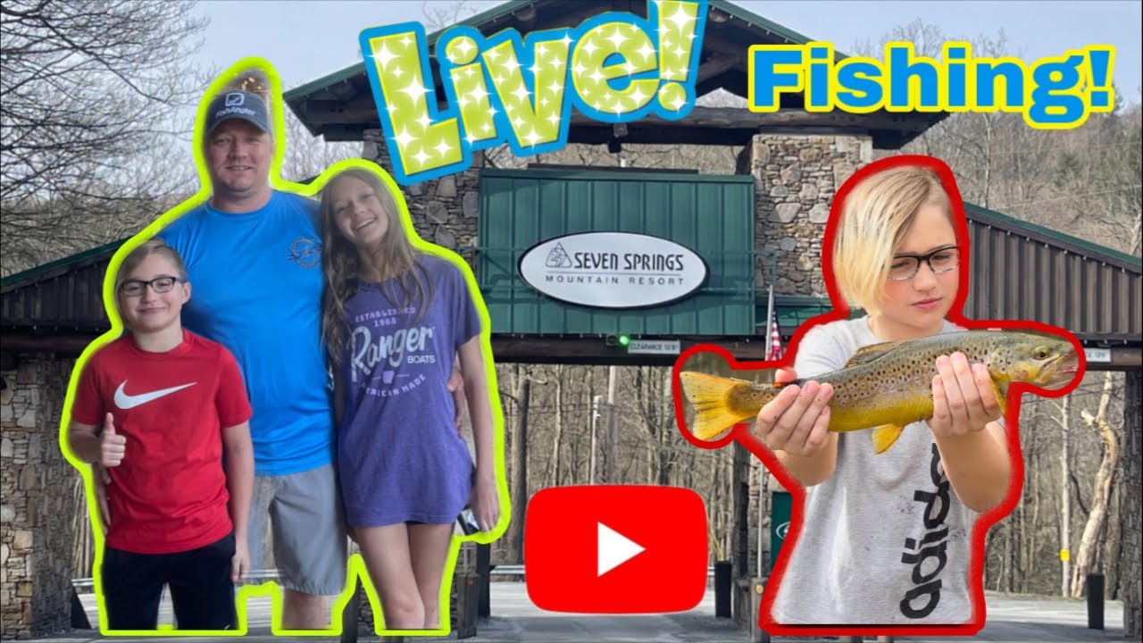 Trout Fishing 🔴Live!🔴 with Theo & Karly! - YouTube
