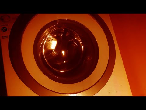 Washing machine spin cycle 8H + dark orange light 😴