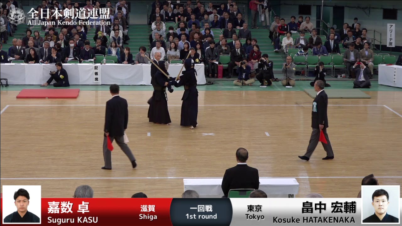 Suguru KASU -eK Kosuke HATAKENAKA - 65th All Japan KENDO Championship ...