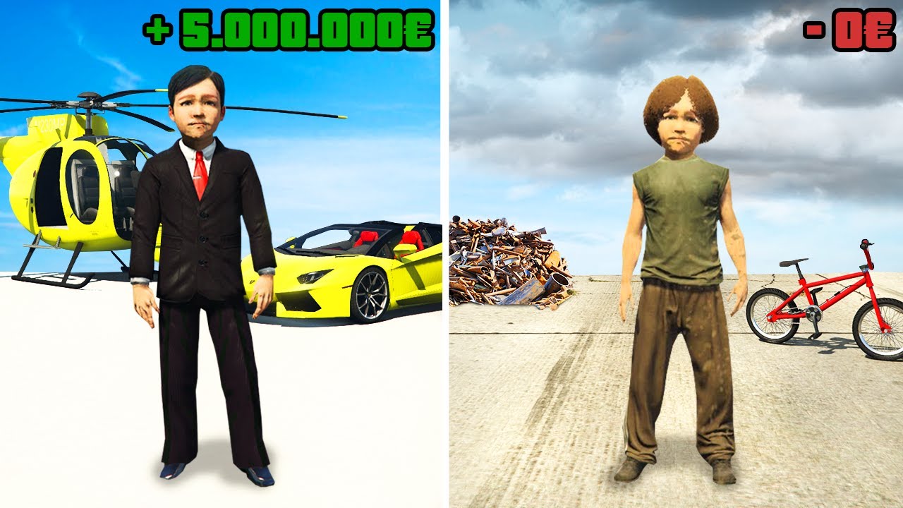 REICHES KIND vs ARMES KIND in GTA 5 RP! - YouTube