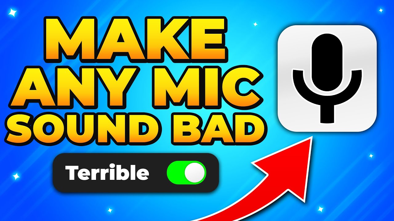 How to Make Your Mic Sound Bad – Discord & Games - YouTube