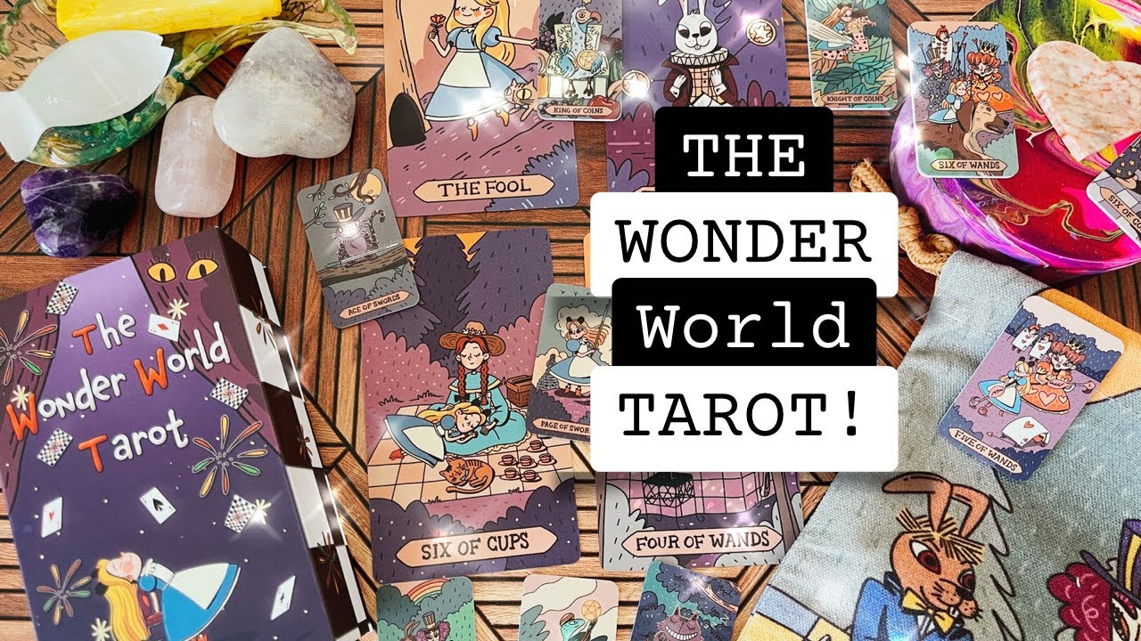 Wonder World Tarot Deck and Tiles by @push-kitty | Unboxing and First ...