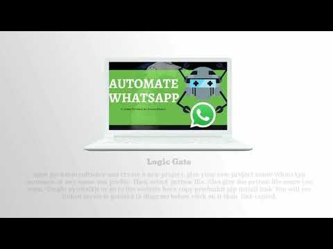 Automate whatsapp using python - YouTube