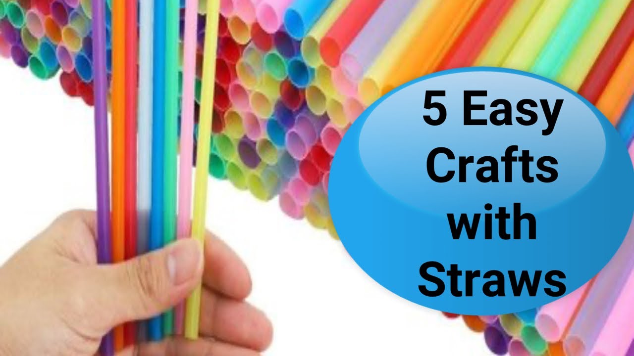 5 Creative activities with Straws| Fun activities with Straws for Kids ...