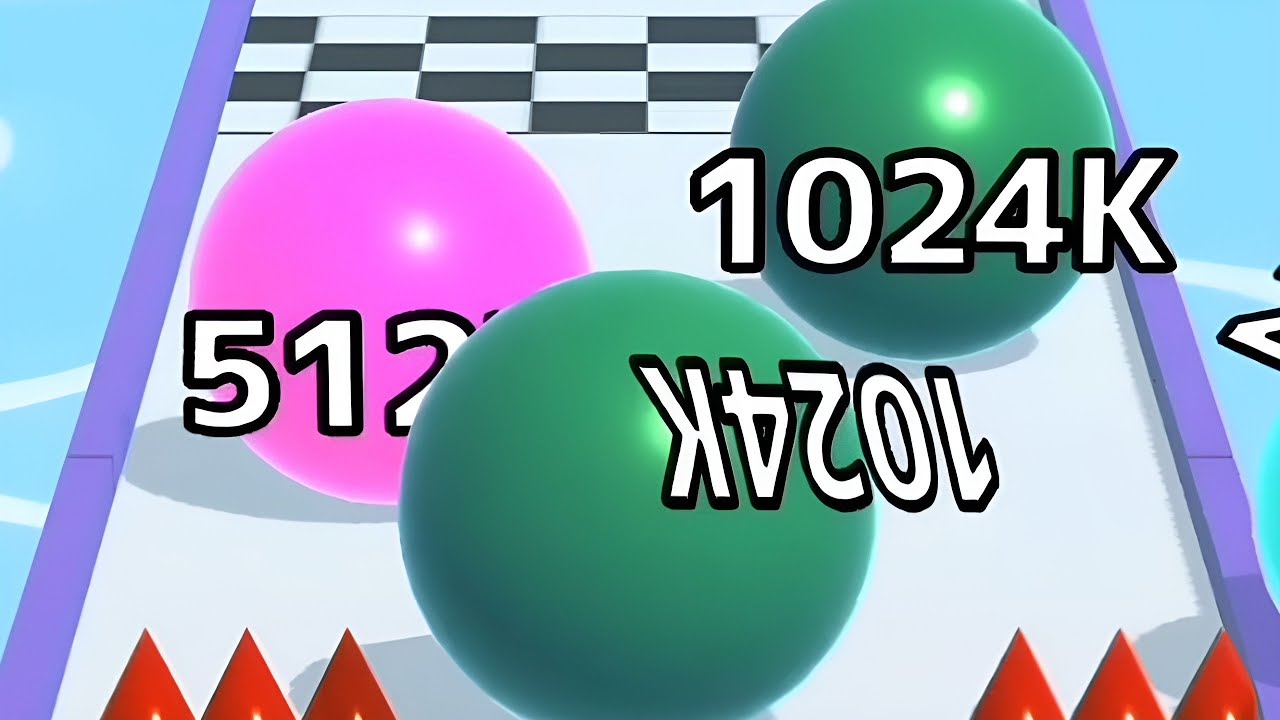 Ball Run infinity - Ball Run 2048 - Best Mobile Gameplay - YouTube