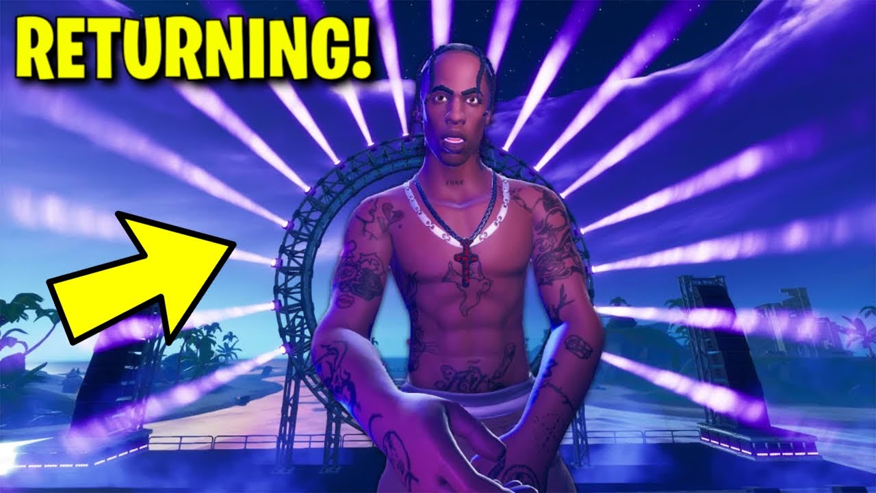 TRAVIS SCOTT SKIN RETURN DATE in FORTNITE ITEM SHOP! (Travis Scott Skin ...