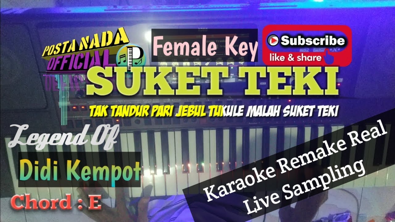SUKET TEKI KARAOKE REMAKE | REAL LIVE SAMPLING KORG PA700 Chords - Chordify